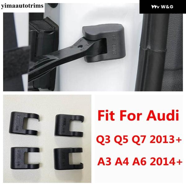 車ドアアームストップリミッター防錆 防水 カバー トリム アクセサリー アウディ Q3 Q5 Q7 2013 - 2024 / A3 A4 A6 2014 - 2024 カスタムパーツ アクセサリー 交換用部品Hign-concerned ...