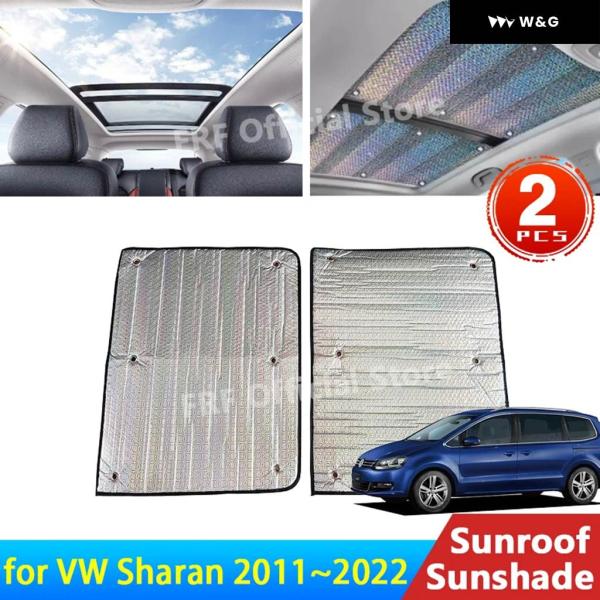 フォルクスワーゲン VW シャラン 7N 2011~2022 2016 2013 2012 アクセサリー 車用サンルーフ サンシェード ルーフ サンスクリーン 断熱 フロントガラス カスタムパーツ アクセサリー 交換用部品Product a...