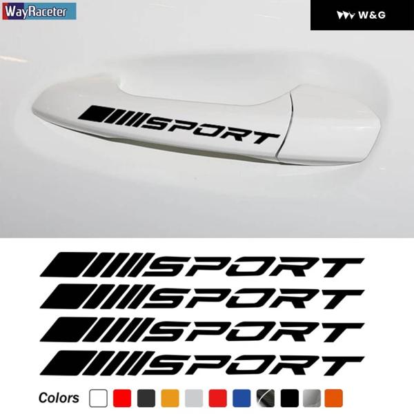 4枚 ドアハンドル ステッカー ドアノブデコレーション デカール メルセデス ベンツ A C E CLA CLS GLC GLA クラス W176 W177 W204 W205 W212 W213 カスタムパーツ アクセサリー 交換用部品C...