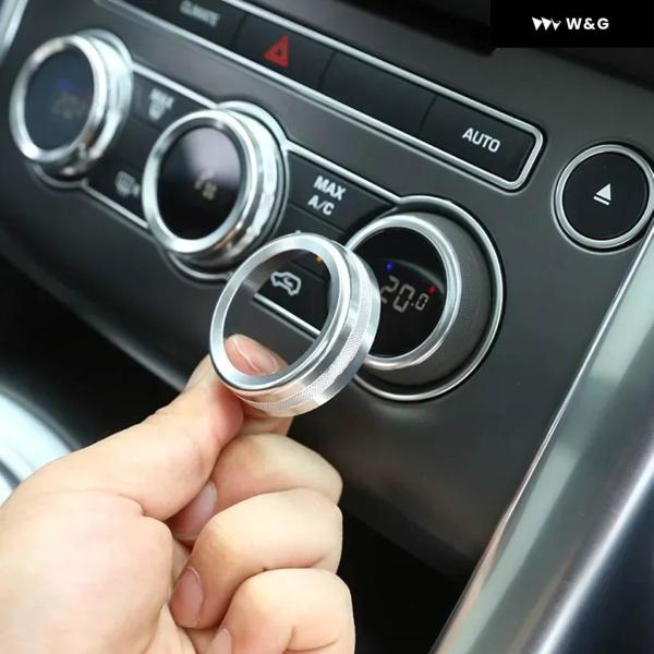 ランドローバー レンジローバー スポーツ ヴォーグ オートバイ バイク オグラフィー 2014-2017 車用 エアコン ボリュームノブ リングカバー トリム カーアクセサリー カスタムパーツ アクセサリー 交換用部品Item Weight...