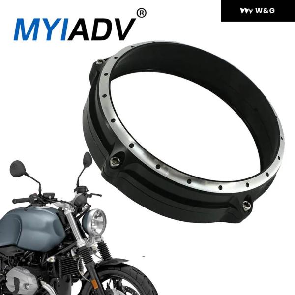 BMW R NINE T 2014-2023 ABS SCRAMBLER PURE 2017-2023 R9T /5 2019-2020 オートバイ バイク ヘッドライト ヘッドランプ ベゼル トリム リング カバー カスタムパーツ アクセ...