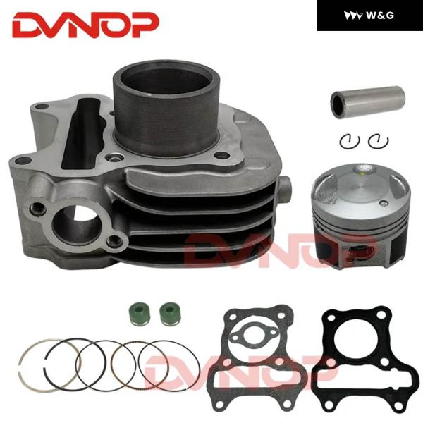 シリンダー キット スズキ LETS4 LETS5 V50G 4T ピストン 39MMピン 10MM リング ガスケット シリンダーセット 50CC カスタムパーツ アクセサリー 交換用部品Hign-concerned Chemical:N...