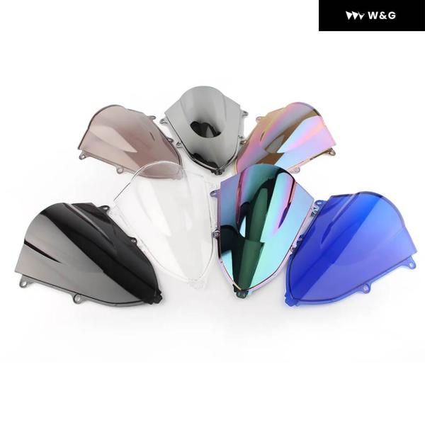 RR ウィンドシールド ダブルバブル ウィンドスクリーン ホンダ CBR250RR 2017 2018 ABS プラスチック オートバイ バイク アクセサリー カスタムパーツ アクセサリー 交換用部品Hign-concerned Chemi...