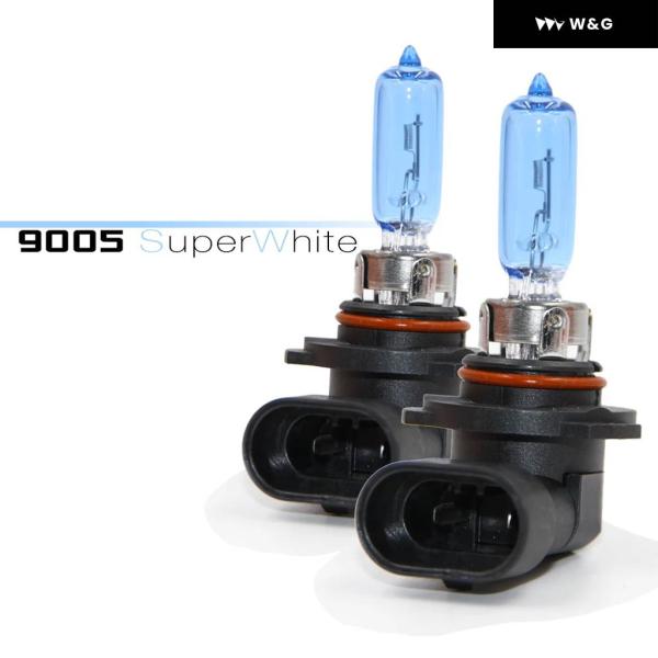 2個 9005 HB3 5000K ホワイト 55W 12V ハロゲン ヘッドライト ランプ ハイビーム ロービーム ヘッドランプ ライト フォグランプ バルブ カスタムパーツ アクセサリー 交換用部品Hign-concerned Chem...