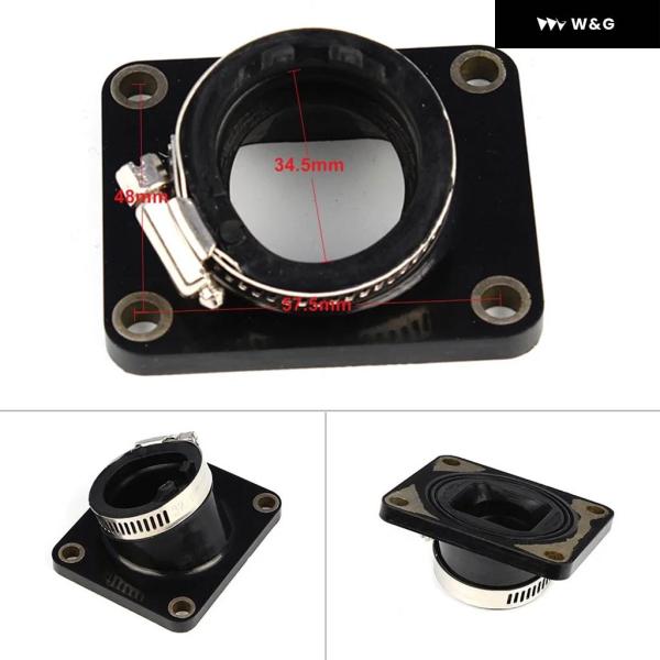 オートバイ バイク キャブレター インターフェース インテーク マニホールド アダプター ジョイント ブーツ ヤマハ DT100 1976-1983 MX100 1979-1983/ RT100 1990-2000 カスタムパーツ アクセサ...