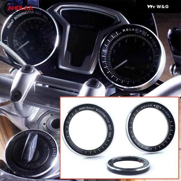 オートバイ バイク スピード メーター テコメーター イグニッション ロック キーリングカバー デコレーション BMW R NINE T R9T R1200R 1200 2014 2015 2016 カスタムパーツ アクセサリー 交換用部品...