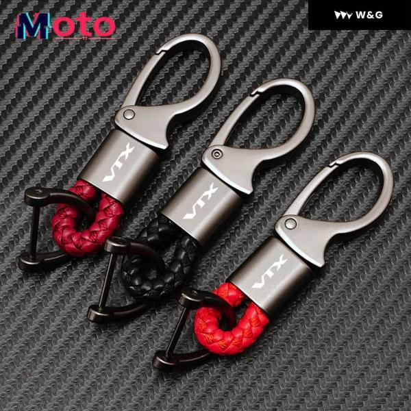 ホンダ VTX1300 VTX1800 VTX 1300 1800 オートバイ バイク アクセサリー 編み込みレザーキー ホルダー キーリング カスタムパーツ アクセサリー 交換用部品Protective parts:OtherHign-c...