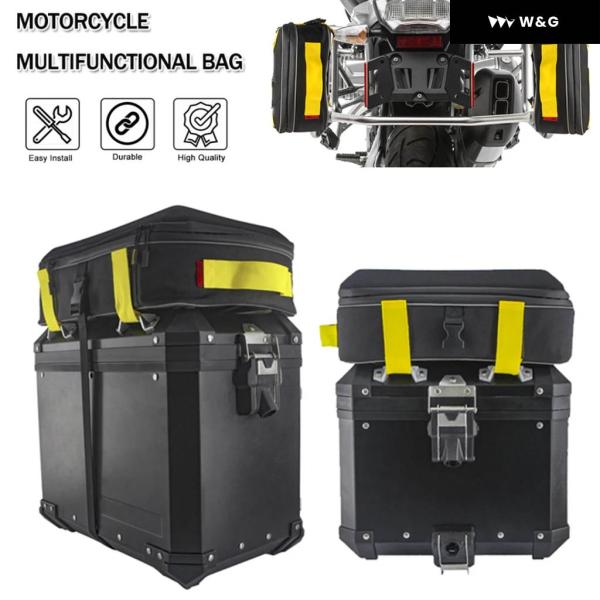 オートバイ バイク ツーリング用トップケースバッグパニアバッグ キャリア サドルバッグ R1200GS R1250GS LCアドベンチャーF800 F750 F850GS ADV TRK502 カスタムパーツ アクセサリー 交換用部品Hig...