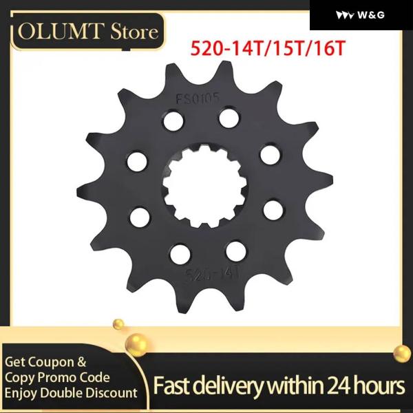 オートバイ バイク 14T 15T 16T スプロケット チェーン ギア ヤマハ オフロード WR450 YZ450 YFZ450 WR250 YZ250 MX400 YZ400 WR400 YZ426 WR426 カスタムパーツ アクセサ...