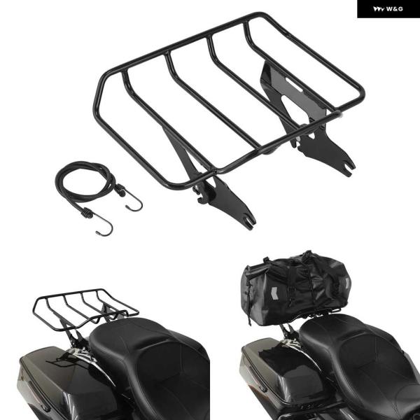 クイックリリースリアラゲッジラック ハーレー ツーリング ストリート ロードグライド 2014-2025 オートバイ バイク カスタム パーツ アクセサリーHign-concerned Chemical:NoneBrand Name:TCM...