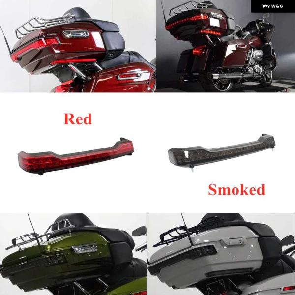 オートバイ バイク リアツアー トランクパック ウィンカーブレーキLEDライト ハーレー ツーリングロード エレクトラグライド 2014-23 ツアーパック テールライト カスタム パーツ アクセサリーBrand Name:TrichTu ...