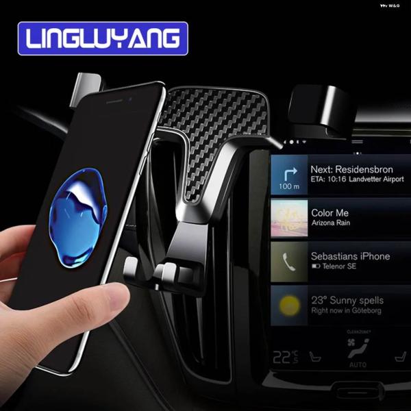 カーアクセサリー ボルボ S60 V60 XC90 S90 V90 XC40 携帯電話 ホルダー エアコン 吹き出し口 カーナビゲーション 携帯電話 ホルダー 左ドライブ カスタム パーツ アクセサリーHign-concerned Chem...