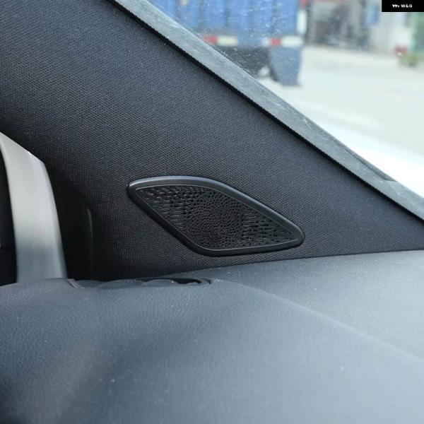 メルセデス ベンツ B GLB クラス W247 X247 2019-20222 合金 シルバー/ブラック Aピラー スピーカー ネットカバー トリム カーアクセサリー カスタム パーツ アクセサリーHign-concerned Chemi...