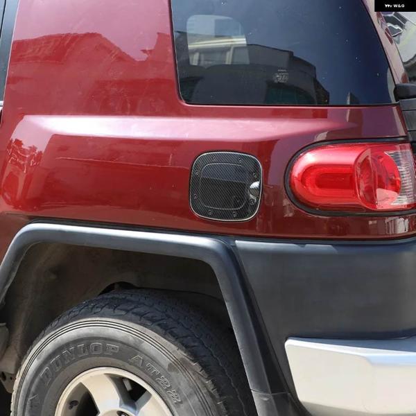 トヨタ FJ クルーザー 2007-2021 ABS カーボン/マットブラック 車 外装 燃料 タンクキャップ 装飾 ステッカー カーアクセサリー カスタム パーツ アクセサリーHign-concerned Chemical:NoneIte...