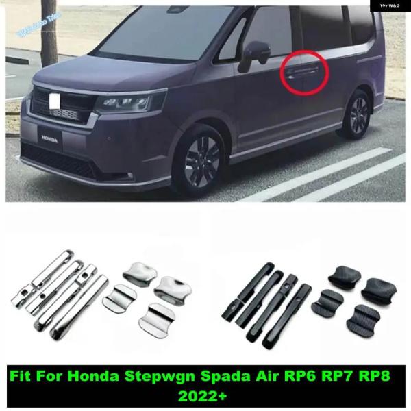 車ドアプルドアノブハンドルボウルキャッチキャップ 装飾 カバー トリム アクセサリー ホンダ ステップワゴンスパーダエアRP6 RP7 RP8 2022 2023 2024 カスタム パーツ アクセサリーHign-concerned Che...