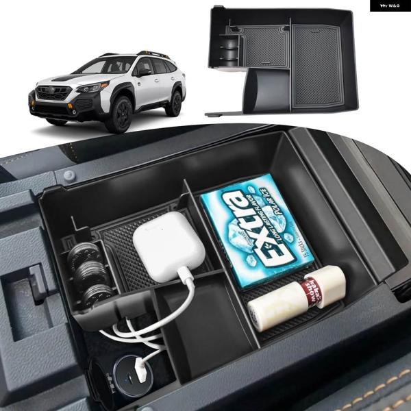 2020-25 スバル アウトバック レガシー センター コンソール オーガナイザー トレイ アームレスト 収納 ボックス インサートアクセサリー カスタム パーツ アクセサリーProduct shape:RectangleSpecial ...