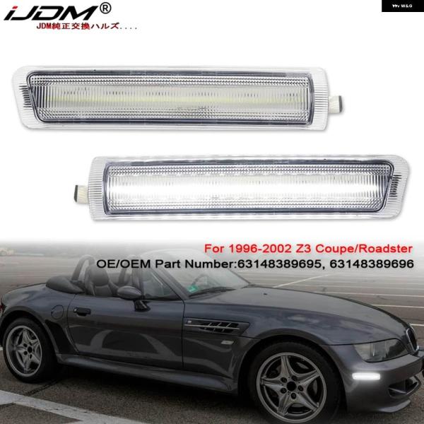 BMW Z3 M ロードスター クーペ 1997-2002 コンバーチブル 1996-2002 ホワイトフロント LED サイド マーカーライト オートフェンダーフレアランプ カスタム パーツ アクセサリーHign-concerned Ch...
