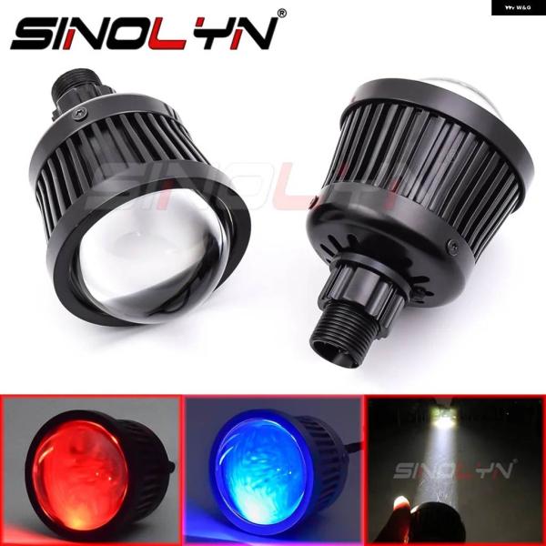 LED デビルアイズ H7 H4 9005 9006 ハイビームレンズ ヘッドライト プロジェクターレンズ スポットライト フォグランプ LED カーアクセサリー カスタム パーツ アクセサリーWattage:25W/piece, 50w/...