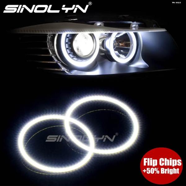 エンジェルアイズ ランニングライト 68MM/80MM/95MM ハロー 2.5WST/3.0 KOITO Q5/HELLA 3R G5 レンズ 交換用 カーアクセサリー DIY カスタム パーツ アクセサリーDiameter:80mmMo...