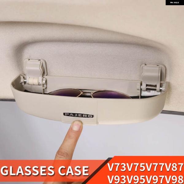 三菱 パジェロ アクセサリーサングラス メガネ ケース 収納 ボックス パジェロ ピニンIOフル モンテロ V73V87V9395V97V98 装飾 カスタム パーツ アクセサリーSpecial Features:DepositaryIte...