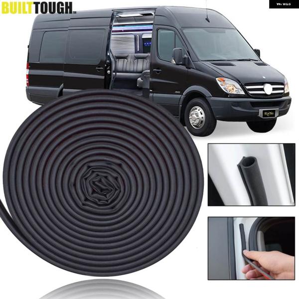 33フィート/10メートル 16 X 16MM メルセデス ベンツ スプリンター 901 902 903 904 905 906 907 910 VW LT II クラフター ドアシール カーシールストリップ ゴム カスタム パーツ アクセ...