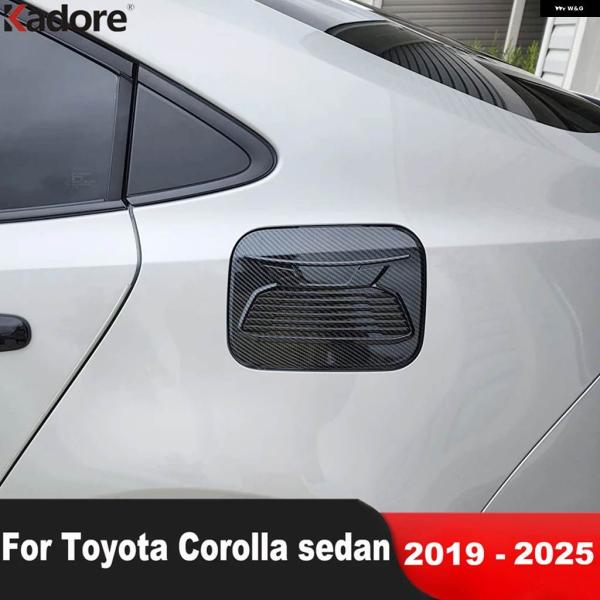 トヨタ カローラ セダン 2019-24 2025 カーボン カー燃料 ガスタンク カバー トリム オイルキャップ パネル カバー アクセサリー カスタム パーツ アクセサリーHigh-concerned chemical:NoneItem...