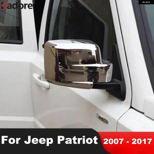 ジープ パトリオット 2007-2010-17 クローム カーサイドドア バックミラー キャップ カバー トリム アクセサリー カスタム パーツ アクセサリーHigh-concerned chemical:NoneItem Width:20...