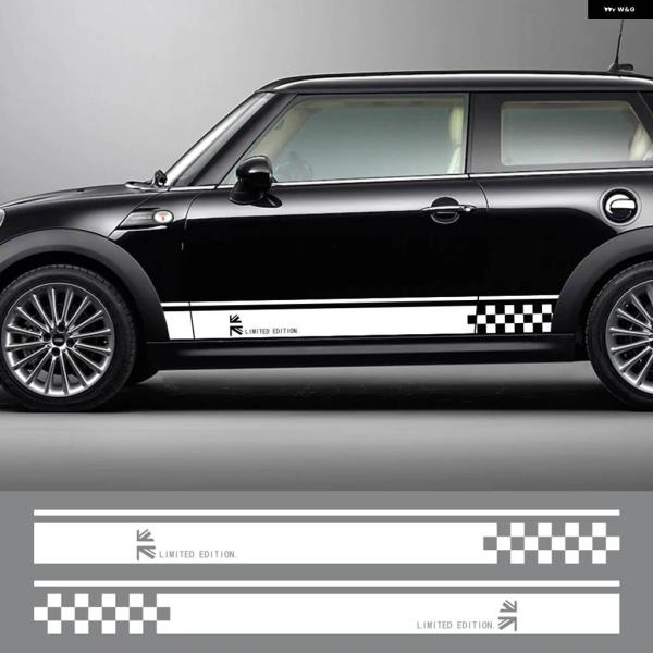 MINI COOPER R56 R57 R58 R50 R52 R53 R59 R61 COUNTRYMAN R60 F60 F55 F56 F54 アクセサリー 車ドアサイド ステッカー デカール ビニール カスタム パーツ アクセサリー...