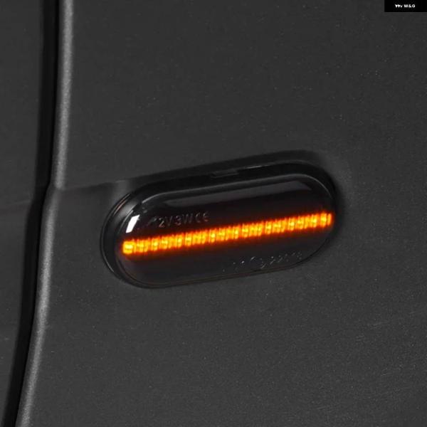 2個 車用フェンダー LED ウィンカー ステアリングランプ サイドシグナルデコレーション スマート 451 453 フォーツー フォーフォー 自動車 外装 アクセサリー カスタム パーツ アクセサリーHigh-concerned chem...