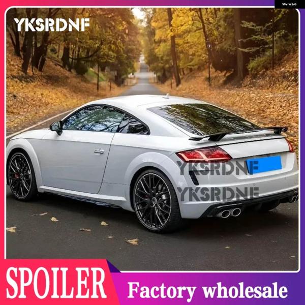カーボン リア トランク スポイラー ウイング アウディ TT MK2 MK3 8S TTS TTRS SLINE COUPE 2008-2020 リアスポイラー トランク リッド ウイン グリップ カスタム パーツ アクセサリーHigh-...