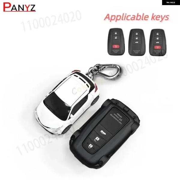 2 3 ボタン スマートキーケースカバー フォブアクセサリーカー スタイリング トヨタ CH R CHRモデルカローラ ハッチバック ランドクルーザー カムリ カスタム パーツ アクセサリーHigh-concerned chemical:N...