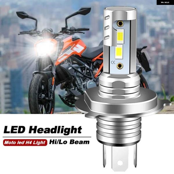 KTM DUKE 125 バイク H4 H1S 9003 LED ヘッドライト ハイ/ロービーム バルブ 4800LM 6000K ホワイト CANBUS カスタム パーツ アクセサリーHigh-concerned chemical:Non...