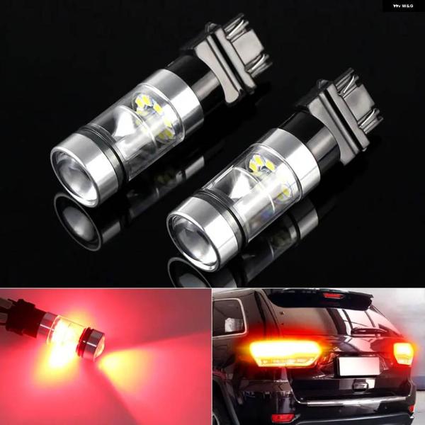2個 CANBUS LED ブレーキライト バルブ ランプ 3157 3057 T25 P27/7W JEEP ラングラー JK グランド チェロキー リバティ コマンダー コンパス パトリオット カスタム パーツ アクセサリーHigh-c...