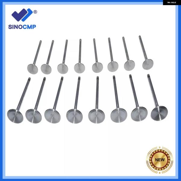 16個 吸排気 バルブ キット アウディ VW GTI TIGUAN 2.0TFSI CAEB エンジン 2011-2015 06D109601M 06D109611LT 06D109611H カスタム パーツ アクセサリーHigh-con...