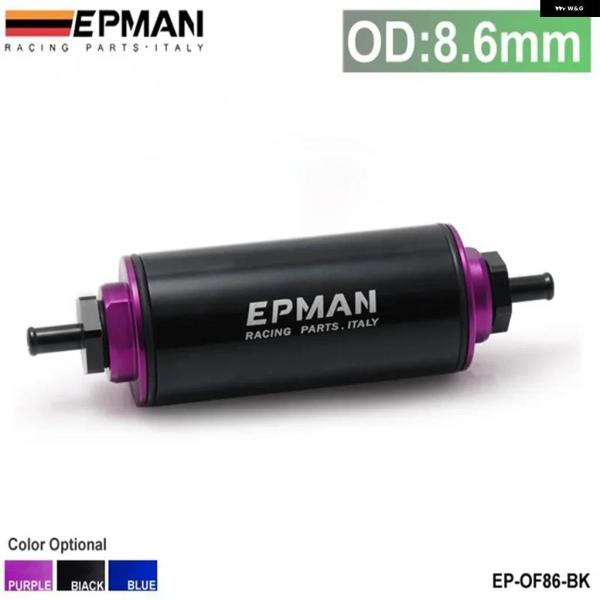 汎用 100ミクロン 8.6MM アルミ ハイフロー燃料インライン ガソリン フィルター 自動車 トラック EP-OF86 カスタム パーツ アクセサリーHigh-concerned chemical:NoneSpecial Feature...