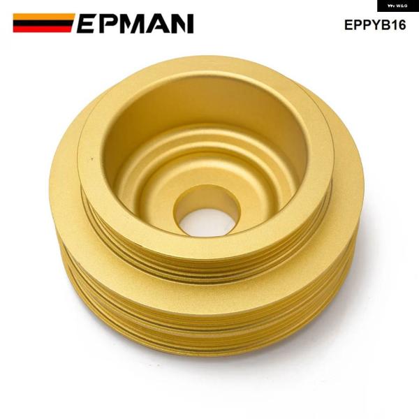 軽量クランク アンダードライブ エンジン プーリー ゴールド ホンダ シビック 92-00 B16 Z0132 B16A B18C EPPYB16 カスタム パーツ アクセサリーSpecial Features:universalItem ...