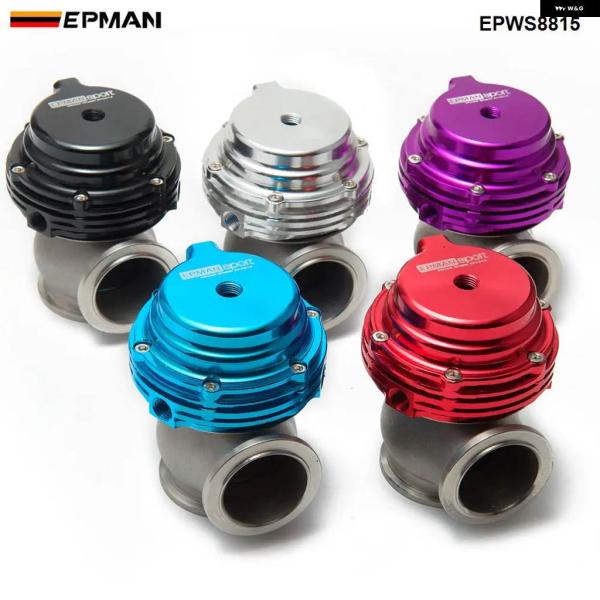 MVS 38MM ウェイストゲート アルミトップ Vバンド ゴールド アウターウェイストゲート スーパーチャージ ターボ マニホールド 14PSI EPWS8815 カスタム パーツ アクセサリーSpecial Features:Unive...