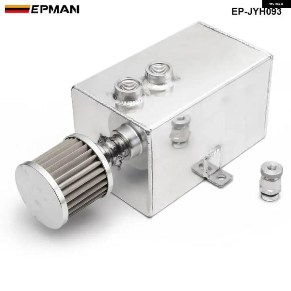 レーシング 3L アルミ製 汎用 オイルキャッチタンク ブリーザードレンタップ付き 3LT バッフル付き EP-JYH093 カスタム パーツ アクセサリーHigh-concerned chemical:NoneSpecial Featur...
