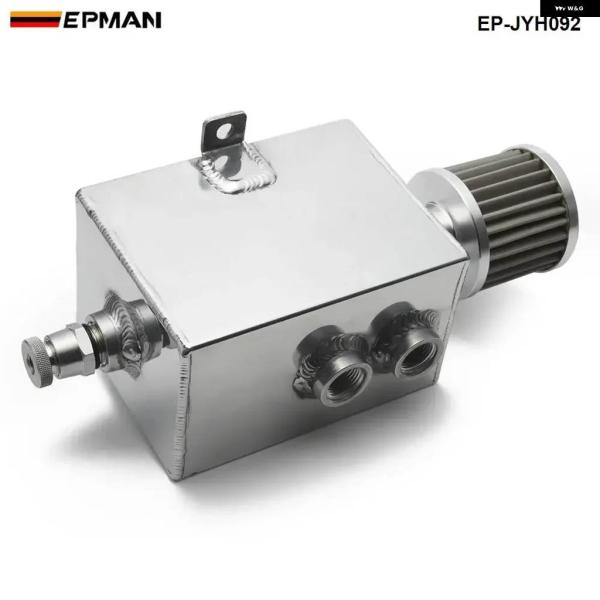 レーシング 1.6L アルミ製 汎用 オイルキャッチタンク ブリーザードレンタップ付き 1.6LT バッフル付き EP-JYH092 カスタム パーツ アクセサリーHigh-concerned chemical:NoneSpecial Fe...