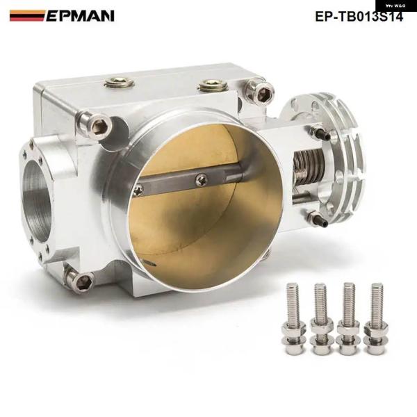 スロットルボディ 70MM 日産 シルビア SR20 S13 S14 S15 SR20DET 200SX 240SX シルバー EP-TB013S14 カスタム パーツ アクセサリーHigh-concerned chemical:NoneO...