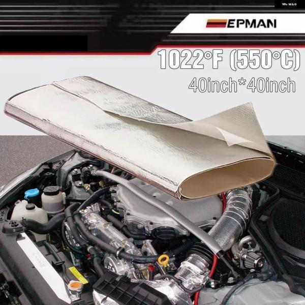 粘着式 ヒートシールド パッド 40インチ 40インチ 550°C ヒートシールド マット EP-WR17DJB カスタム パーツ アクセサリーSpecial Features:UniversalItem Diameter:000inchI...