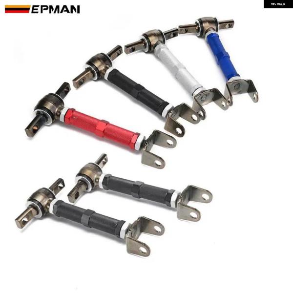 1ペア 調整可能レーシングリアサスペンションキャンバー コントロール アームキット ホンダ シビック 01-06 EPCA7044 カスタム パーツ アクセサリーHigh-concerned chemical:NoneMaterial:al...