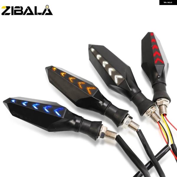 4個 12V LED ウィンカーライト テールランプ インジケーター スズキ VSTROM 250 650 1000 DL250 DL650 DL1000 1000/XT INAZUMA250 カスタム パーツ アクセサリーProtecti...
