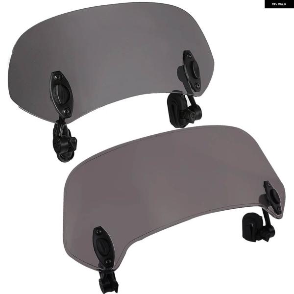 汎用 バイク ライズン スモーク ウインドスクリーン エクステンション ウインドシールド スポイラー エアデフレクター BMW ヤマハ ホンダ スズキ カスタム パーツ アクセサリーItem Weight:0.2kgItem Height:...