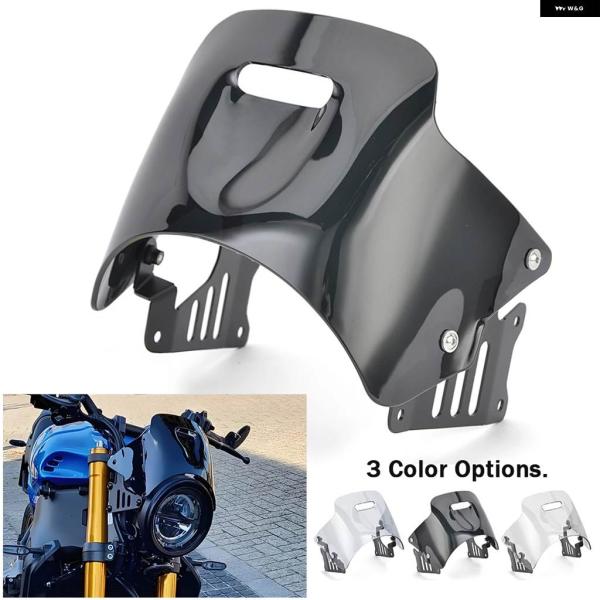 ヤマハ XSR900 XSR 900 2022 - 2025 バイザー ヘッドライト カウル ウインドスクリーン ウインドシールド カスタム パーツ アクセサリーHigh-concerned chemical:NoneMotobike Ma...