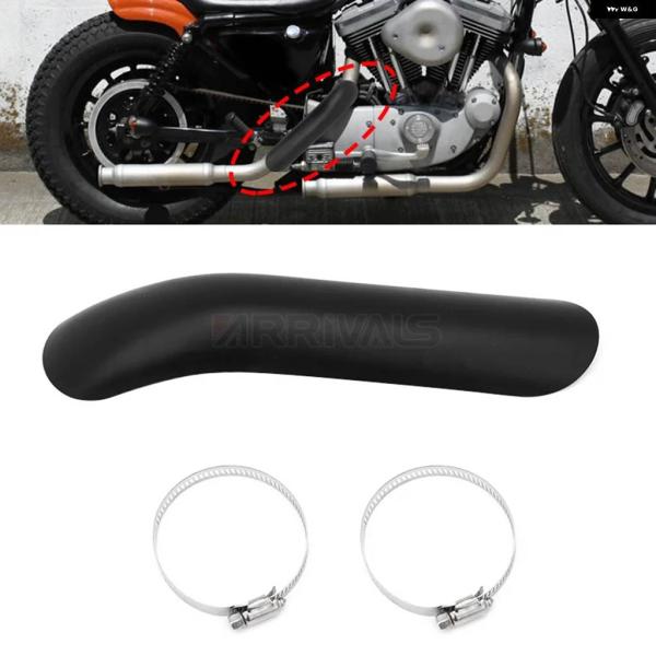 金属 製 オートバイ ブラックマフラー パイプ ヒートシールド カバー ガード プロテクター 汎用全 オートバイ モトクロス カスタム パーツ アクセサリーHigh-concerned chemical:NoneMotobike Make:...