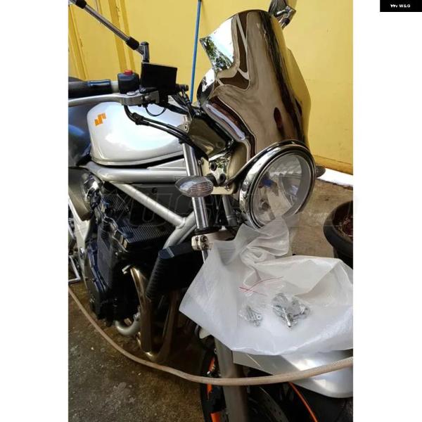 フロントガラス スクリーン 1996-2012 スズキ バンディット GSF 600 650 1200 1250 N GSF600 GSF650GSF1200 GSF1250 ヘッドライト ブラケット カスタム パーツ アクセサリーItem...