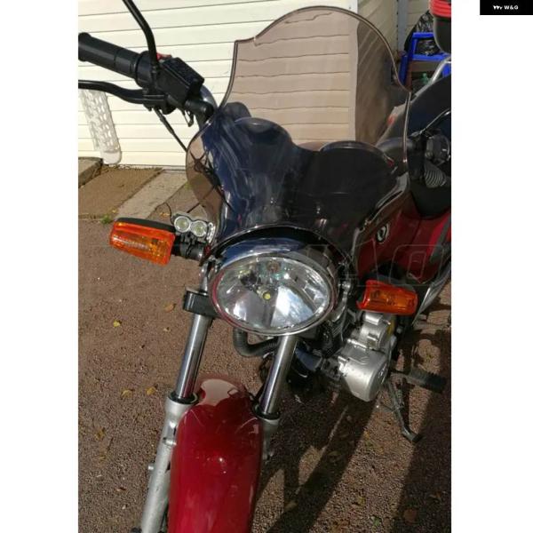 フロントガラス スクリーン 1980 - 2017 スズキ GN125 GN125E GN250 GN400 GN 125 250 400 E U ヘッドライト サイド マウント ブラケット カスタム パーツ アクセサリーItem Weig...