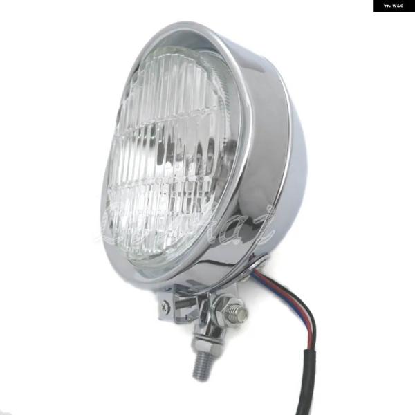 オートバイ 5.7インチ 12V クローム レトロ ヘッドライト クリアレンズ ハーレー オールド スクール ズ カスタム パーツ アクセサリーWattage:12VBrand Name:ZORBYZItem Type:Headlight ...