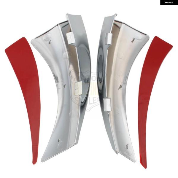 バイク ヒートシールド エアデフレクター トリム クロームアクセサリーVICTORY CROSS COUNTRY TOUR MAGNUM CROSS ROADS HARD-BALL カスタム パーツ アクセサリーProtective par...